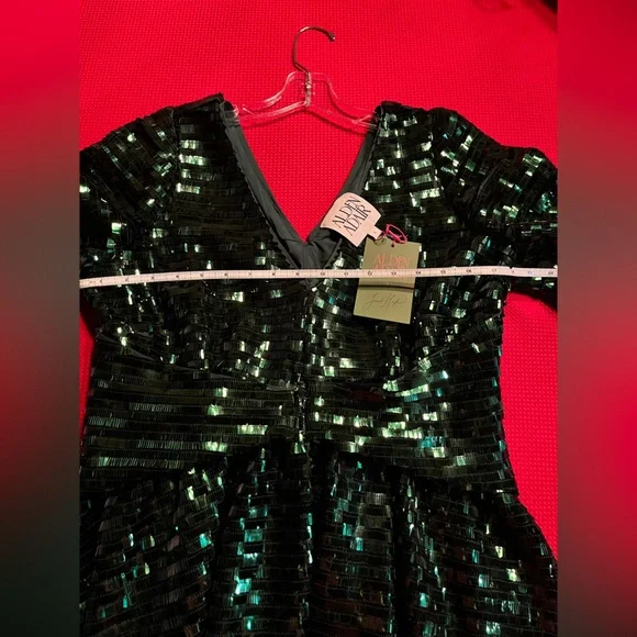 Alden Adair | Dresses | Alden Adair Cher Hunter Tinsel Mini Dress Nwt ...